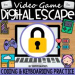 Video Game Escape Room Keyboarding & Coding Google Slides + Printable - Erintegration