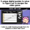 Video Game Escape Room Keyboarding & Coding Google Slides + Printable ...