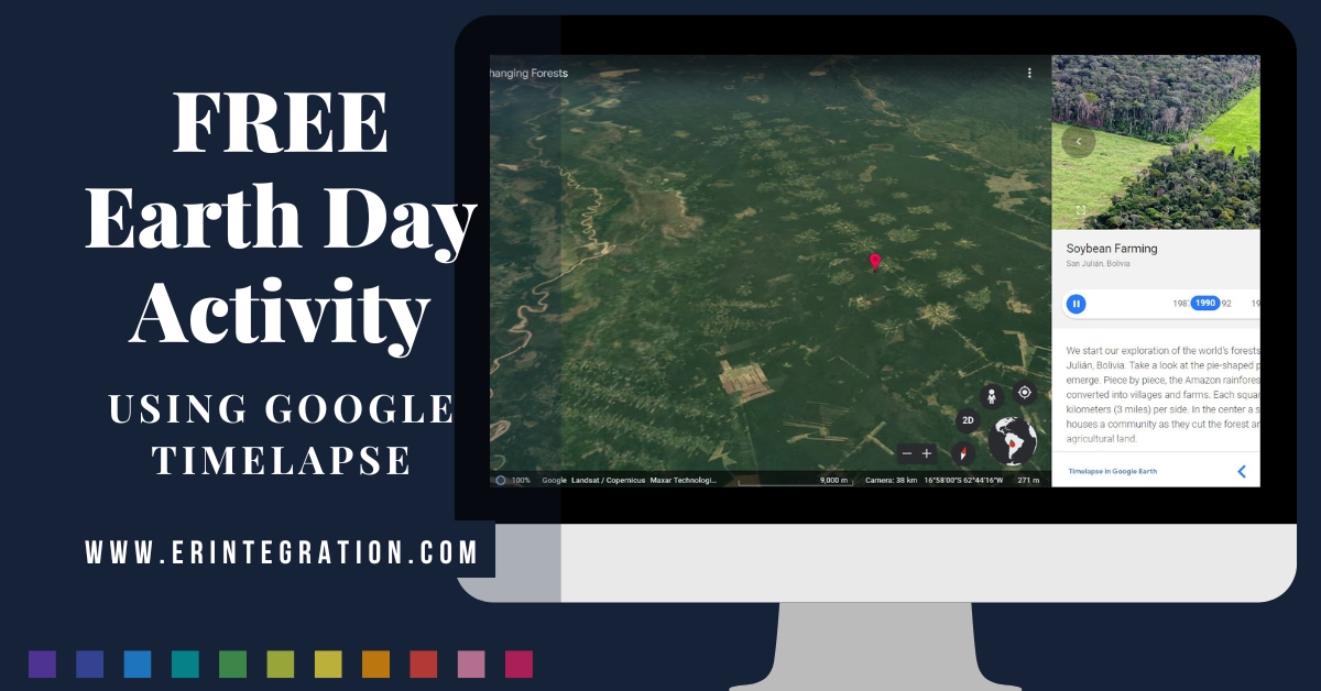 Free Google Earth Timelapse Earth Day Activity for Grades 3-6 ...
